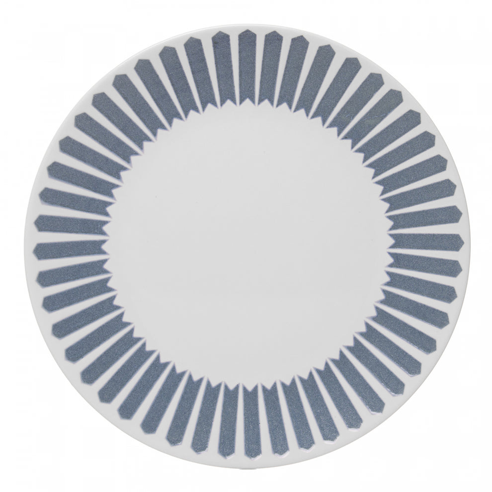 Prato Raso Mediterrâneo 25cm Azul Cerâmica - Wolff – Grupo Rojemac